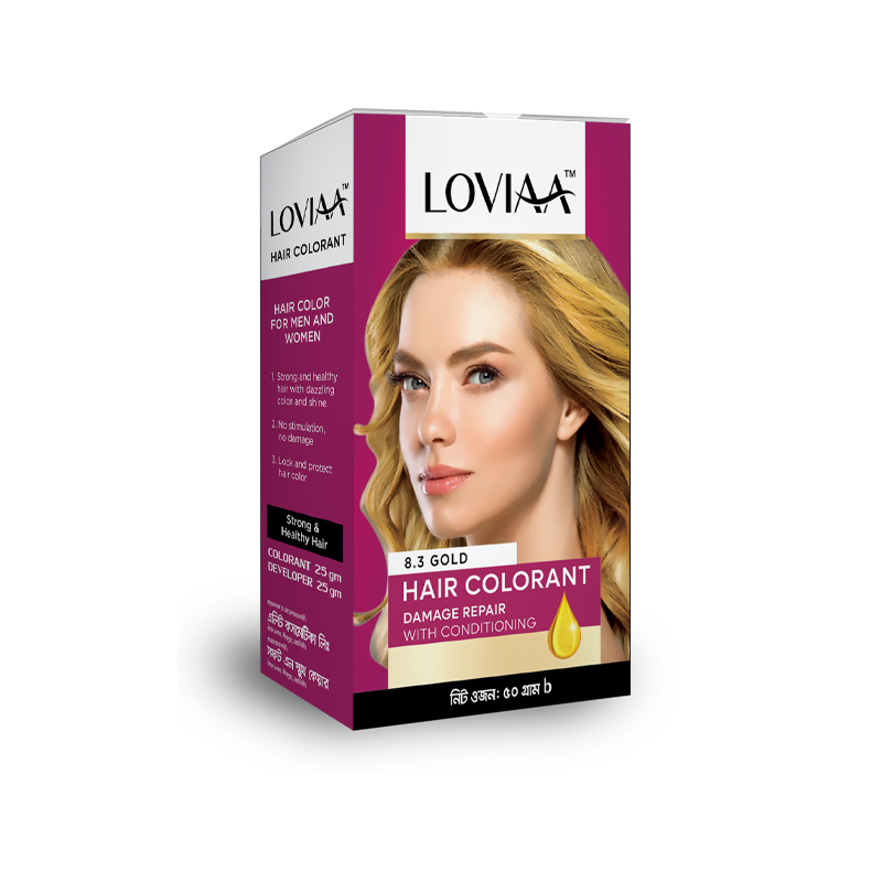 Loviaa Hair Colorant Gold – Elite Cosmetica Ltd.